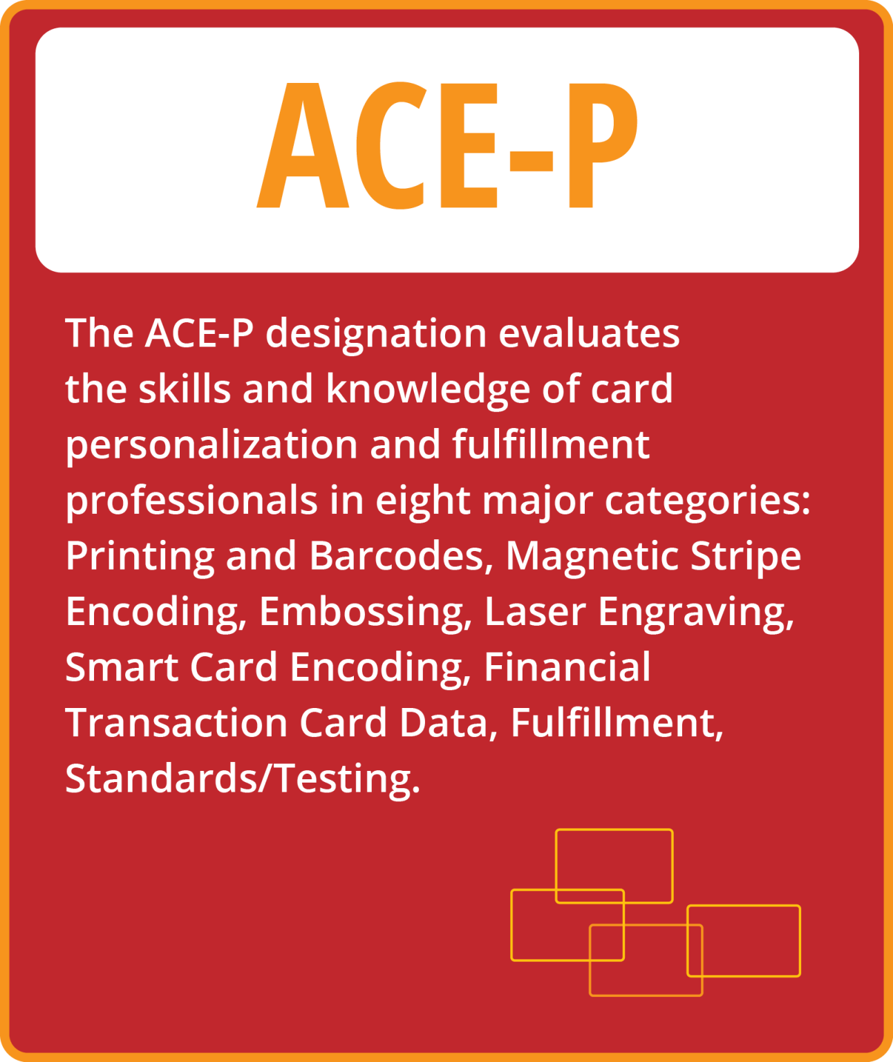 ACE Commercial Training for Card Manufacturers